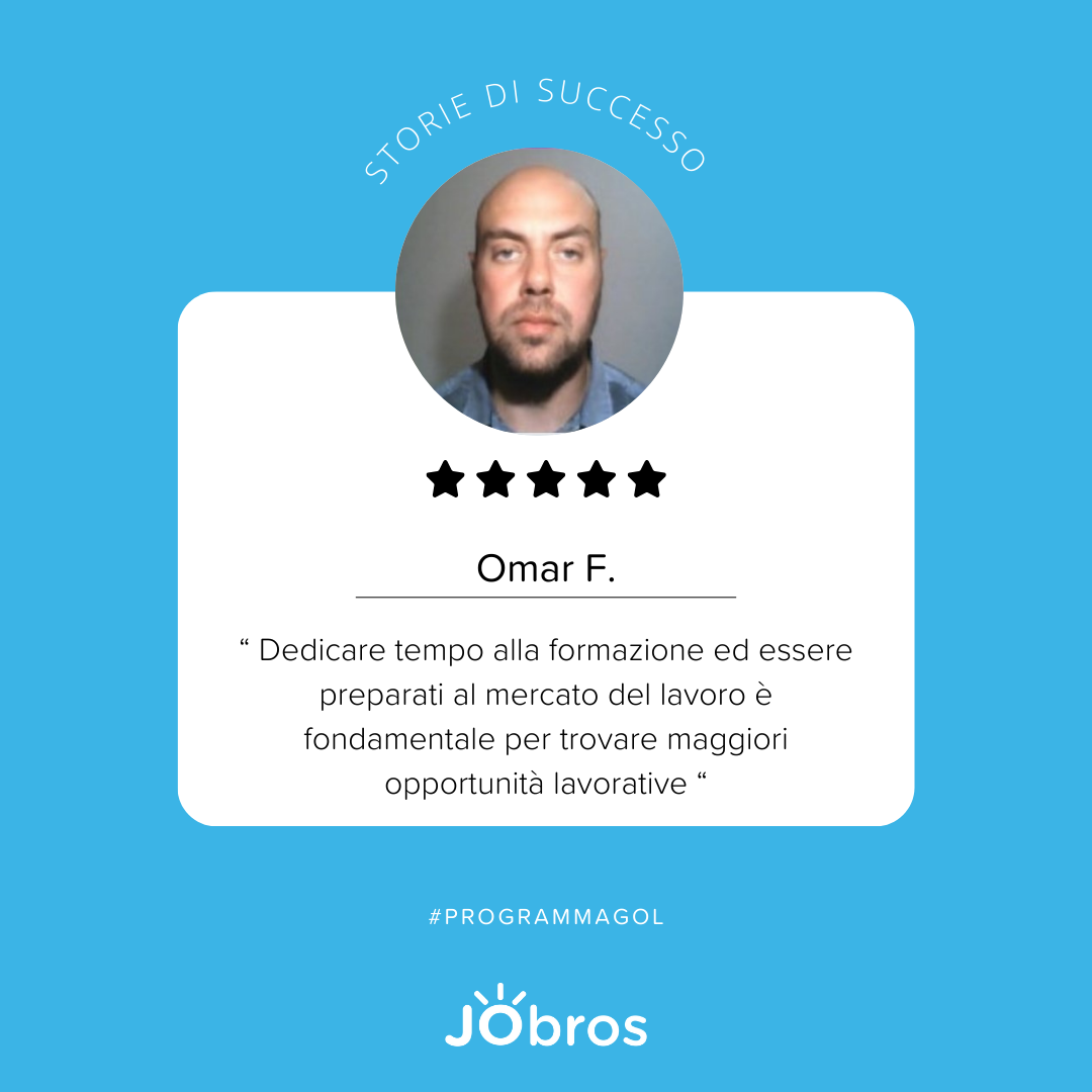 La testimonianza di Omar che con il Programma Gol ha esplorato diversi ...